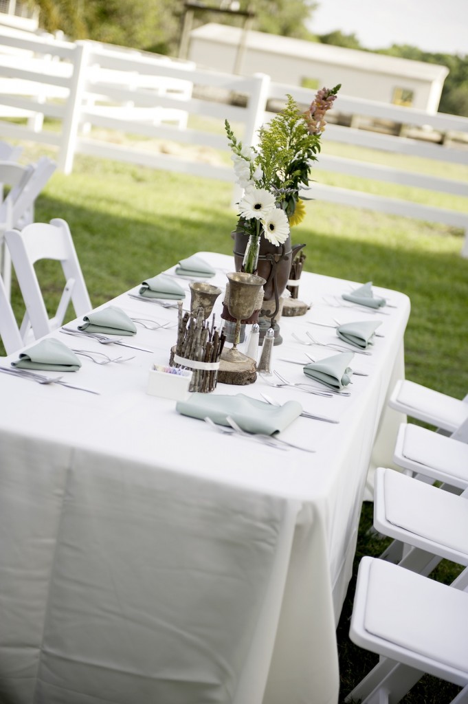 Green, White And Brown Rustic Lakeland Wedding - Rocking H Ranch ...