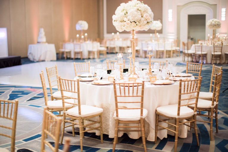 Glamorous White And Gold Ballroom Wedding | The Ritz Carlton Sarasota ...