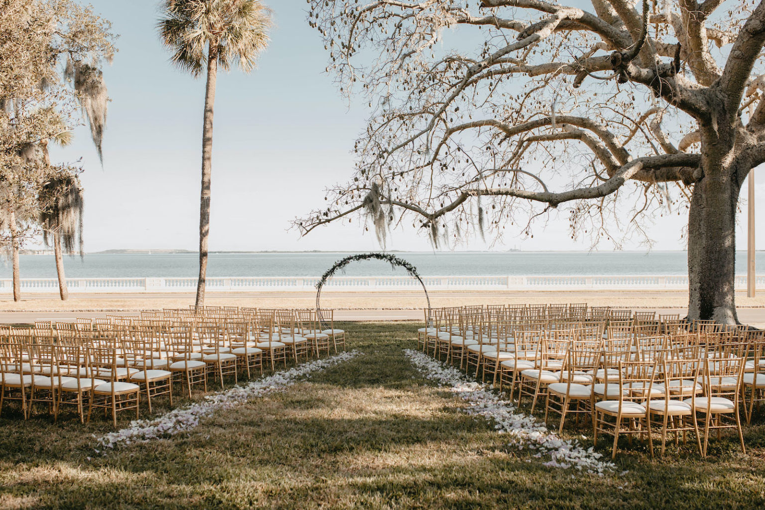 Romantic Outdoor Waterfront Wedding | Tampa Garden Club - Marry Me ...