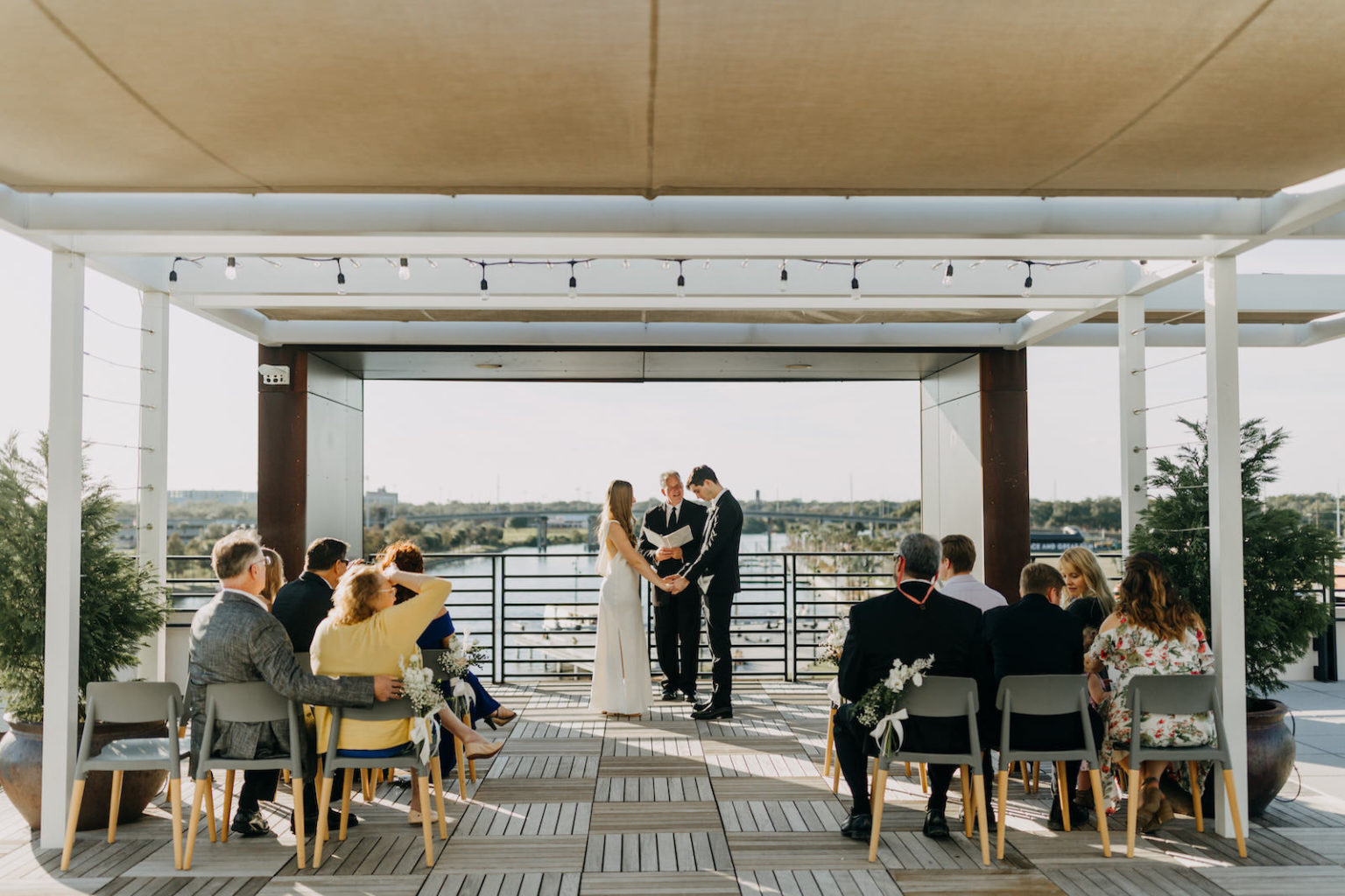 Intimate Downtown Tampa Rooftop Elopement | Rooftop 220 - Marry Me ...