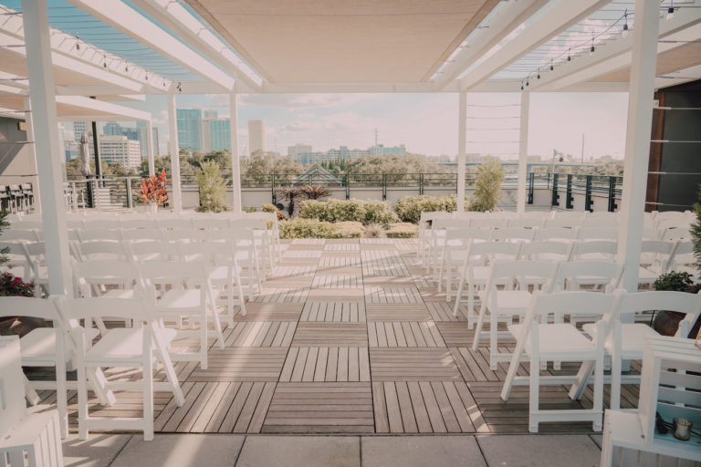Burgundy And Gold Downtown Tampa Wedding | Rooftop 220 - Marry Me Tampa ...