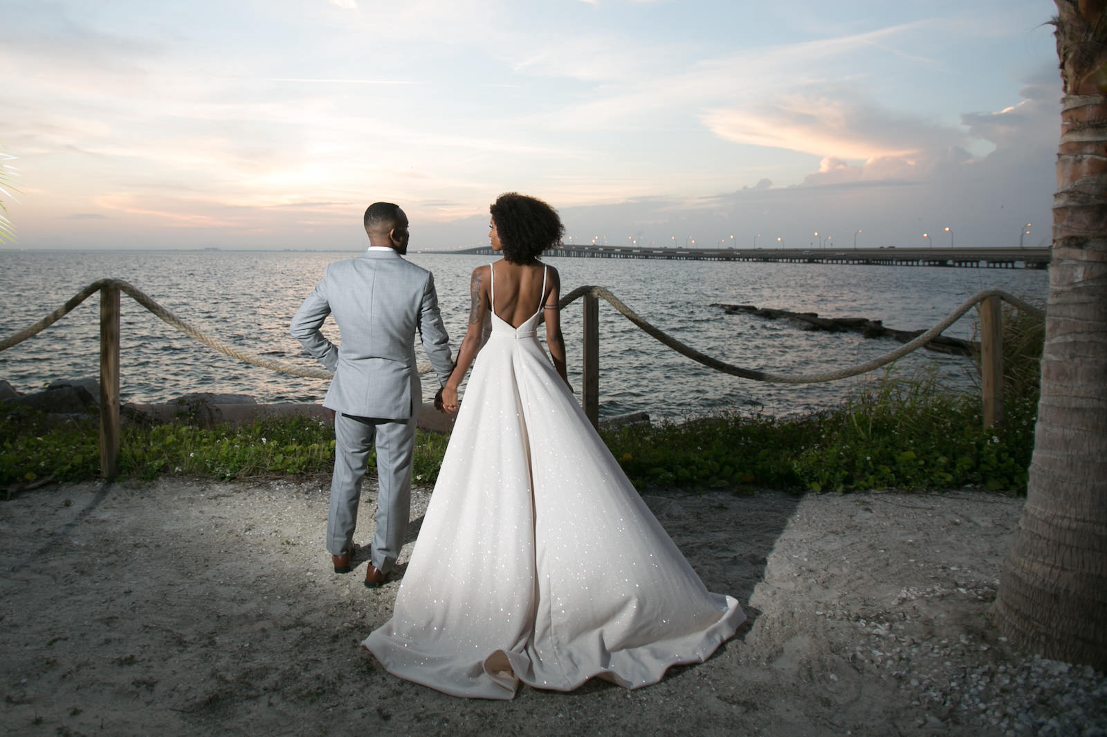 Vibrant, Tropical South Tampa Beach Wedding | Salt Shack on the Bay