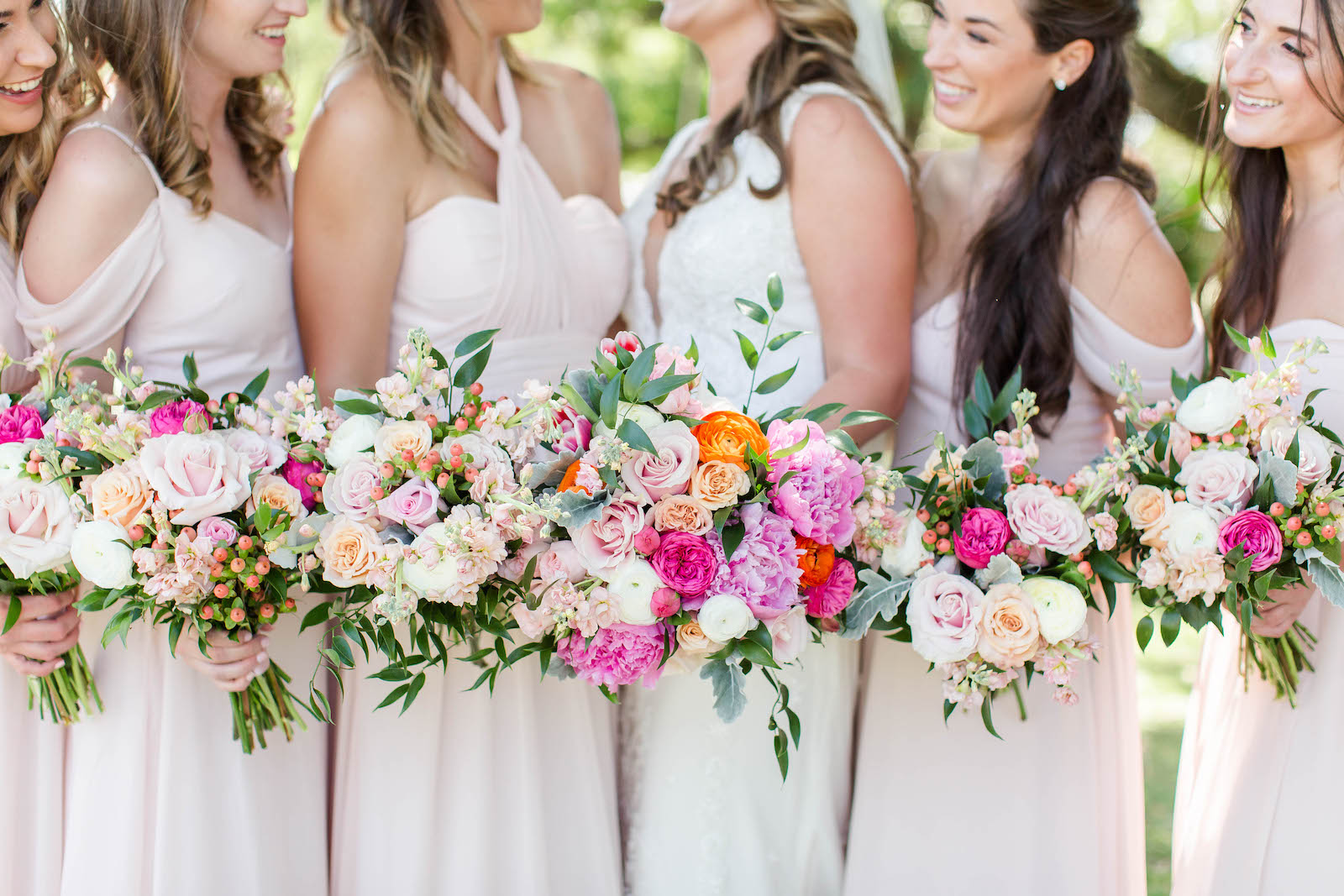 Waterfront Pink Spring Tampa Wedding | Davis Islands Garden Club ...