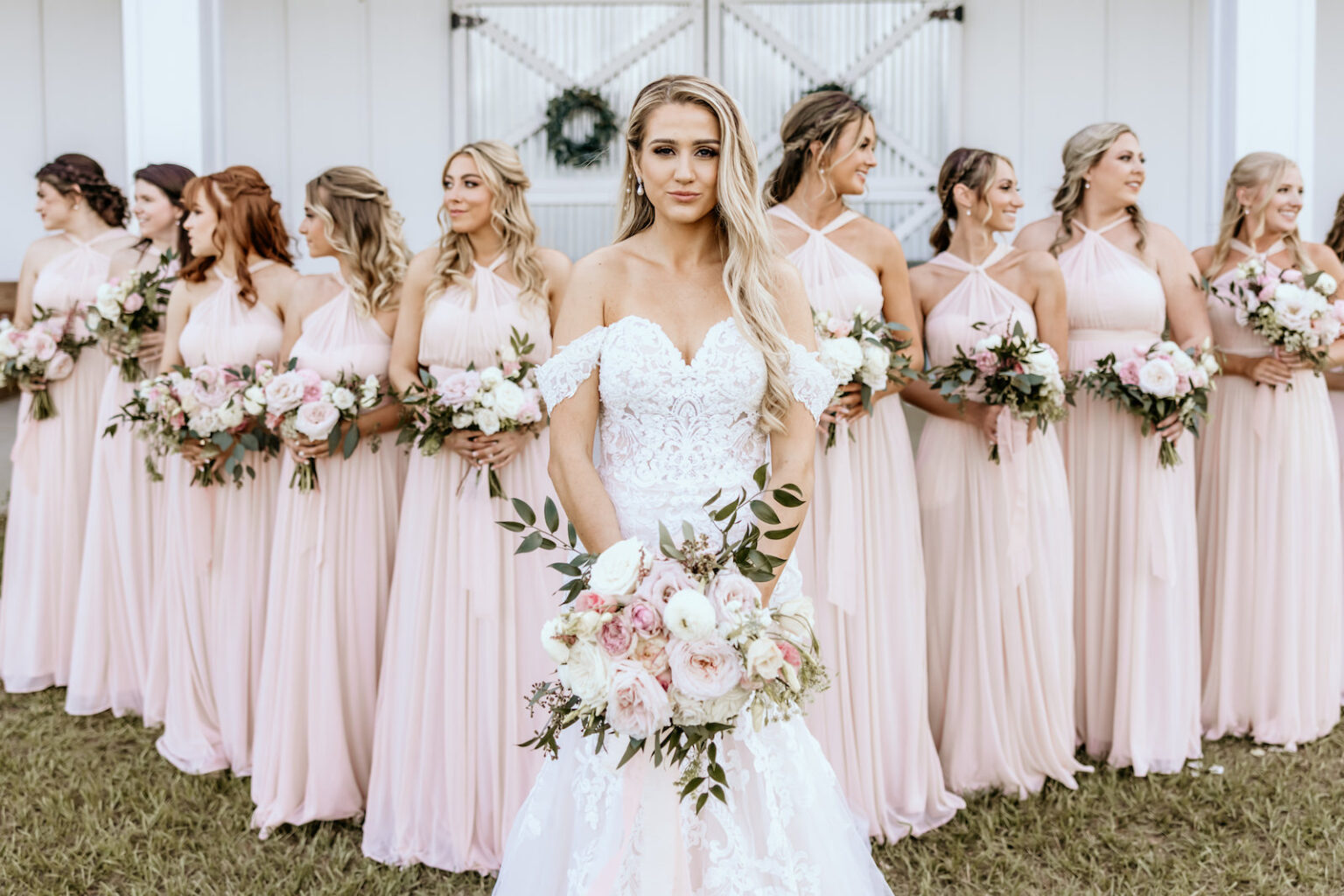 Romantic Blush Pink Rustic Wedding | Covington Farm - Marry Me Tampa ...