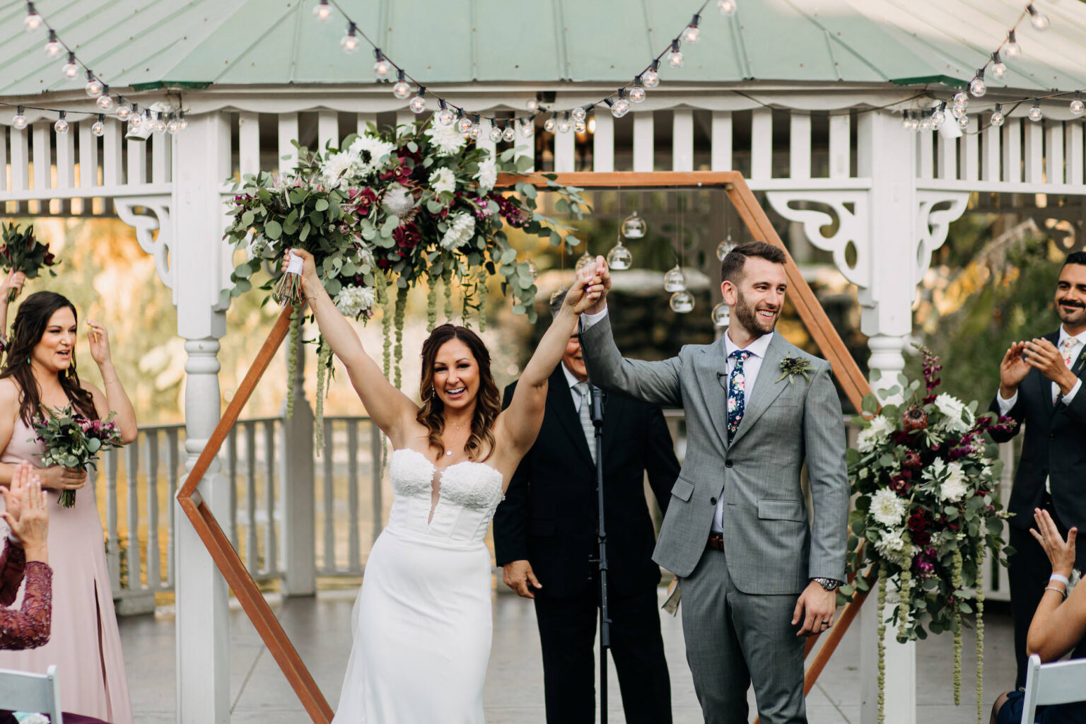 Dusty Rose Rustic Boho Sarasota Wedding | The Pavilion At Mixon Farms ...