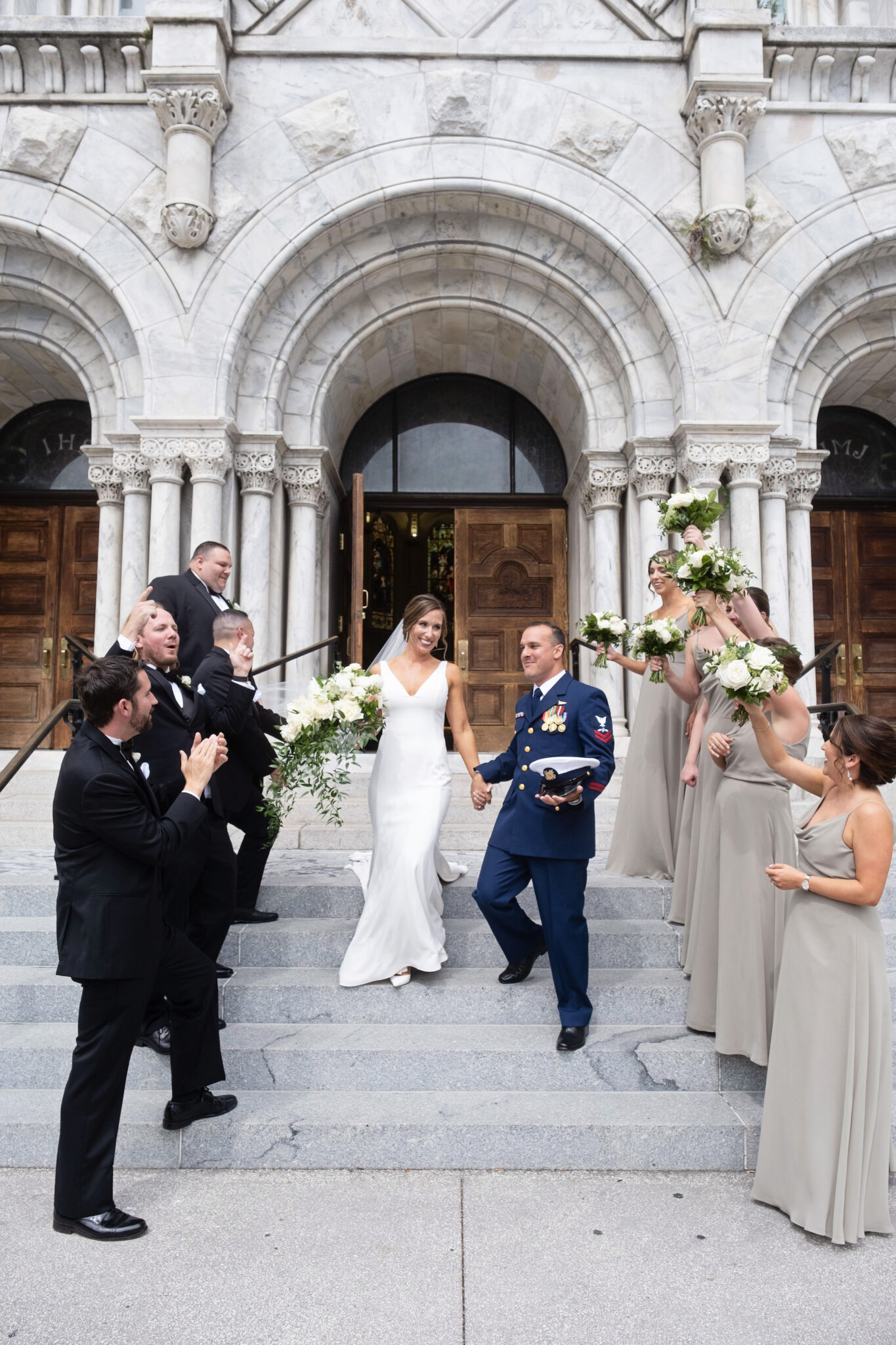 Romantic White And Gold Downtown Tampa Wedding | JW Marriott Water ...