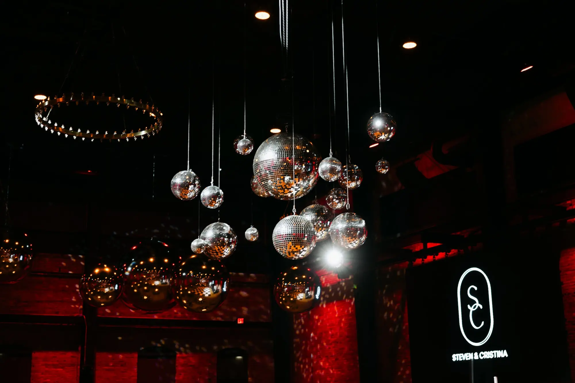 Disco-Themed New Year's Eve Tampa Wedding | Armature Works