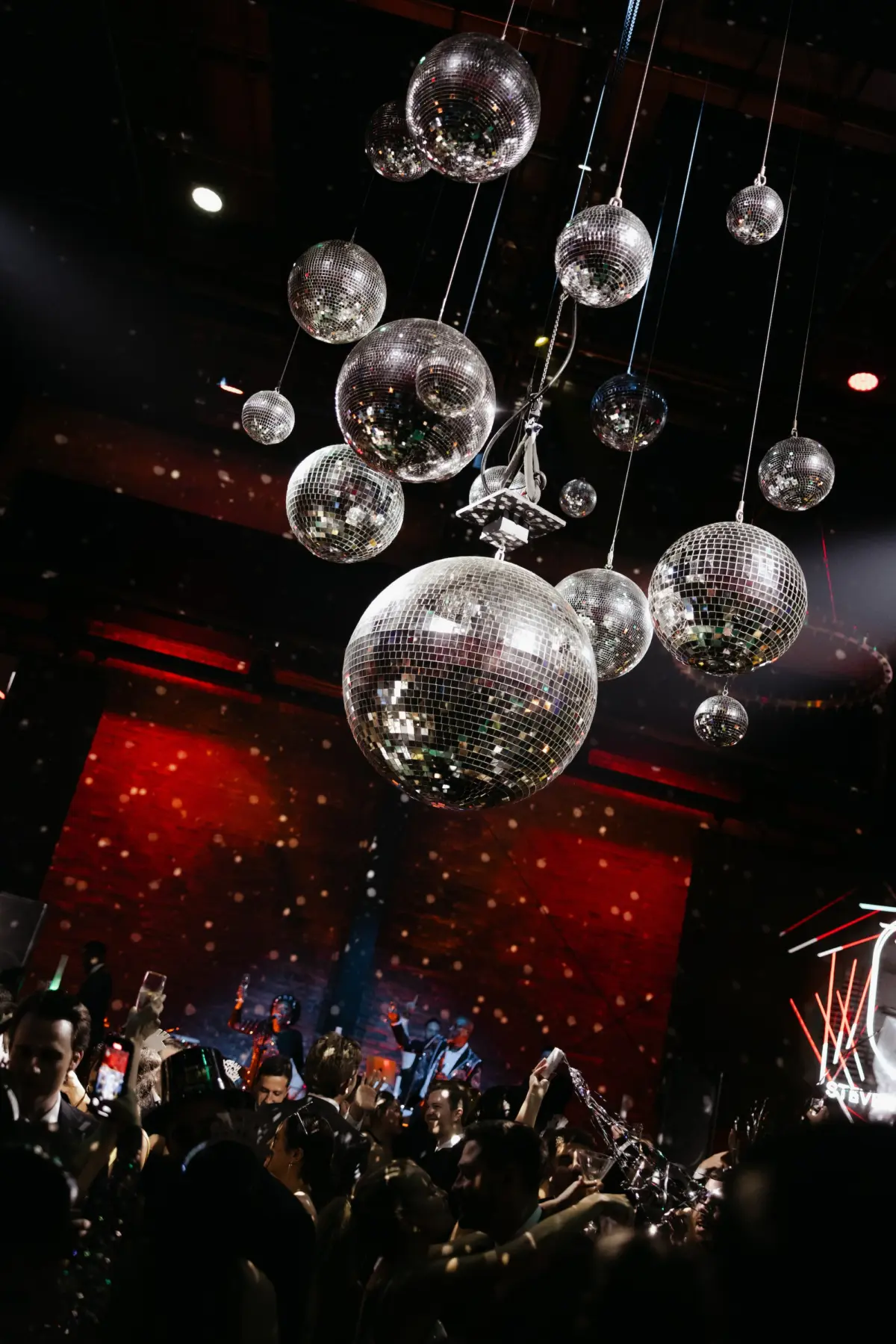 Disco-Themed New Year's Eve Tampa Wedding | Armature Works